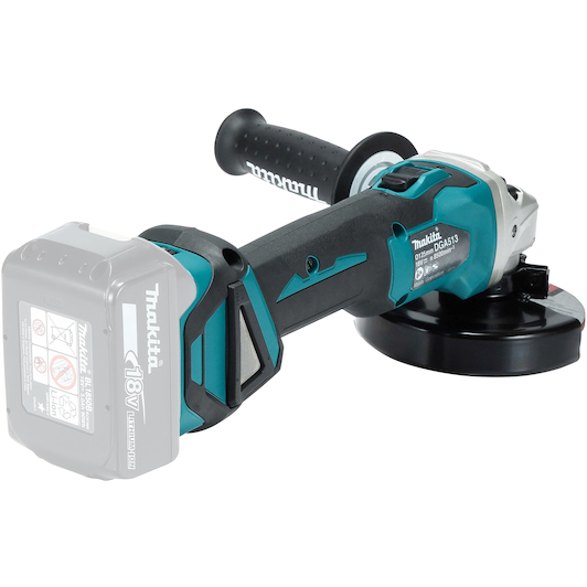 MAKITA DGA513ZJ 18V LXT angle grinder 125mm in MAKPAC without battery and charger Klium