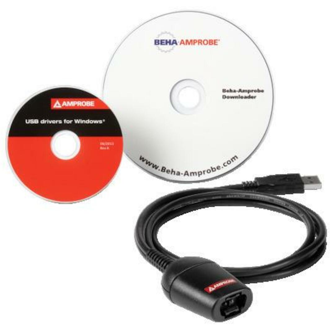 BEHA-AMPROBE DL-SW-KIT downloader software + cable for installation ...