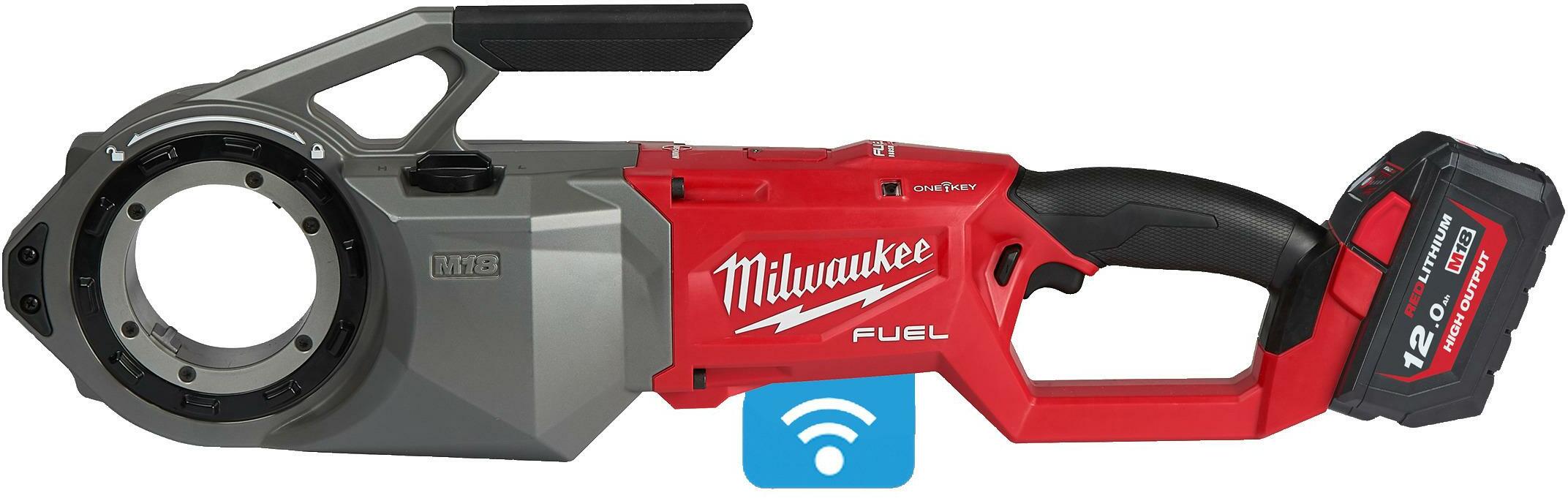 MILWAUKEE M18 FPT2-121C FUEL thread cutter 2" with ONE-KEY in transport ...