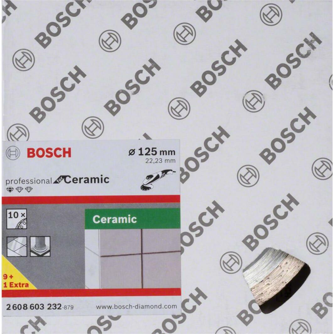 BOSCH 2608603232 diamond cutting disc Standard for Ceramic 125 x 22,23 ...