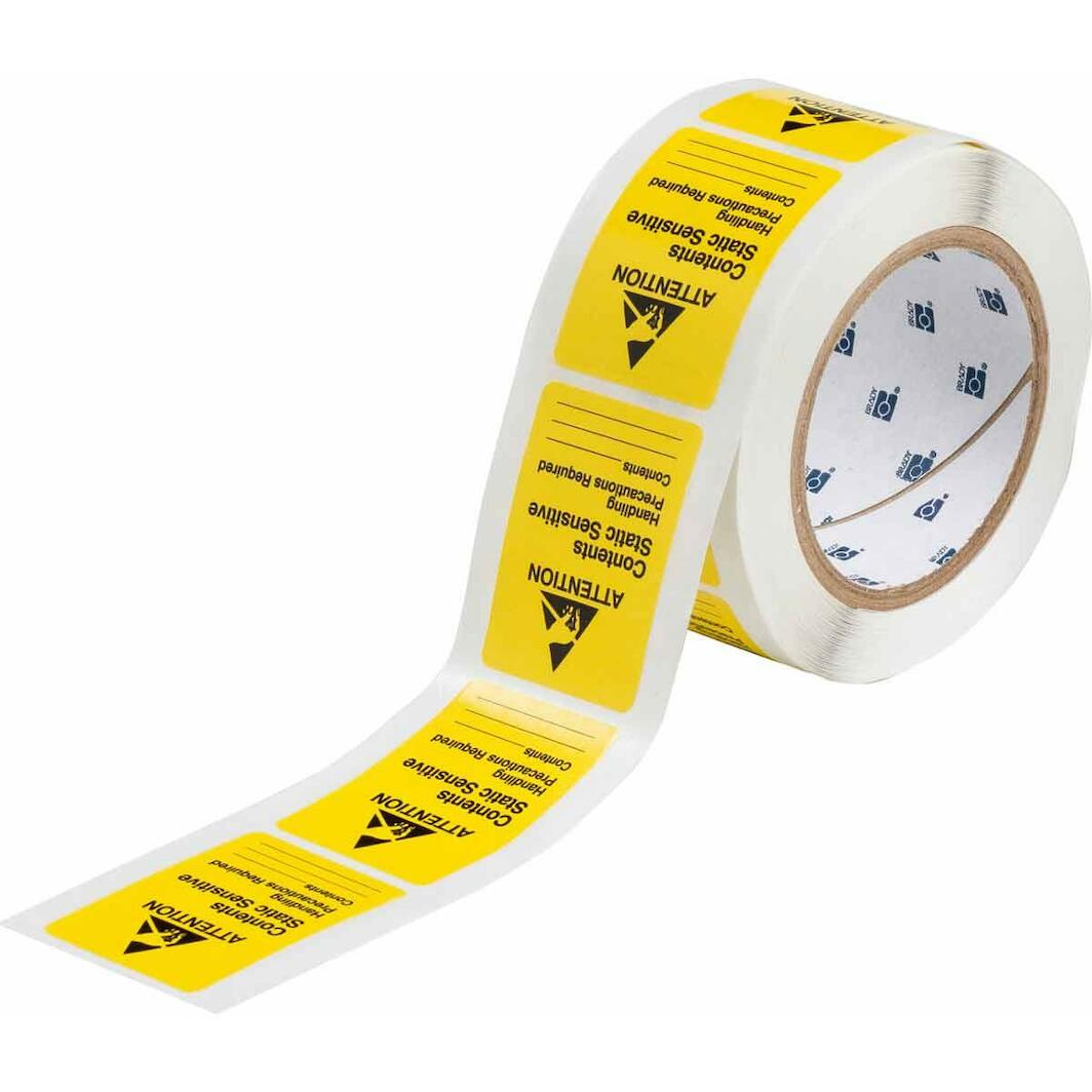 BRADY SL-2 static warning labels (500 pcs/roll) - 013901 | Klium