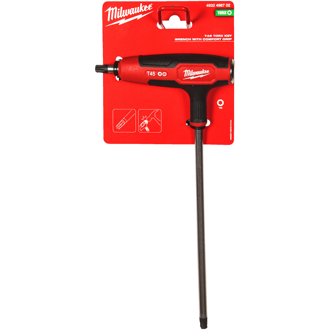 MILWAUKEE 4932498702 T-sleutel met comfort grip Torx T45 | Klium