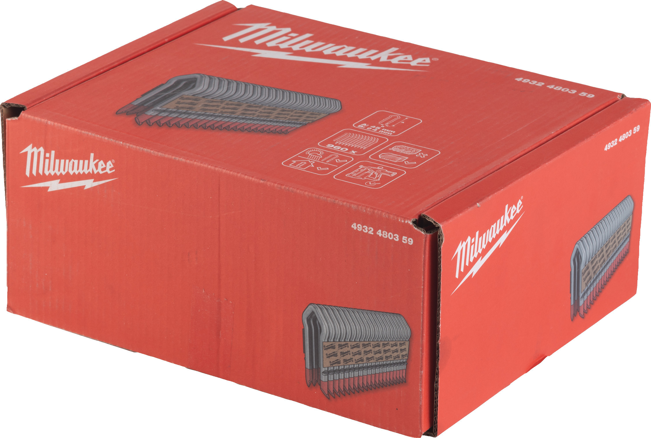 MILWAUKEE 4932480359 fence staples 45mm 9 gauge for M18 Fuel FFUS stapler (960 pcs) | Klium