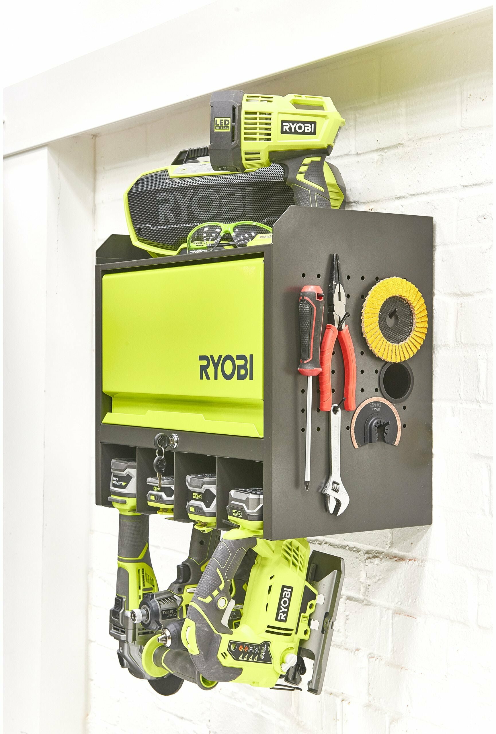 RYOBI RHWS-01 garage wall storage cabinet with door - 5132004358 | Klium