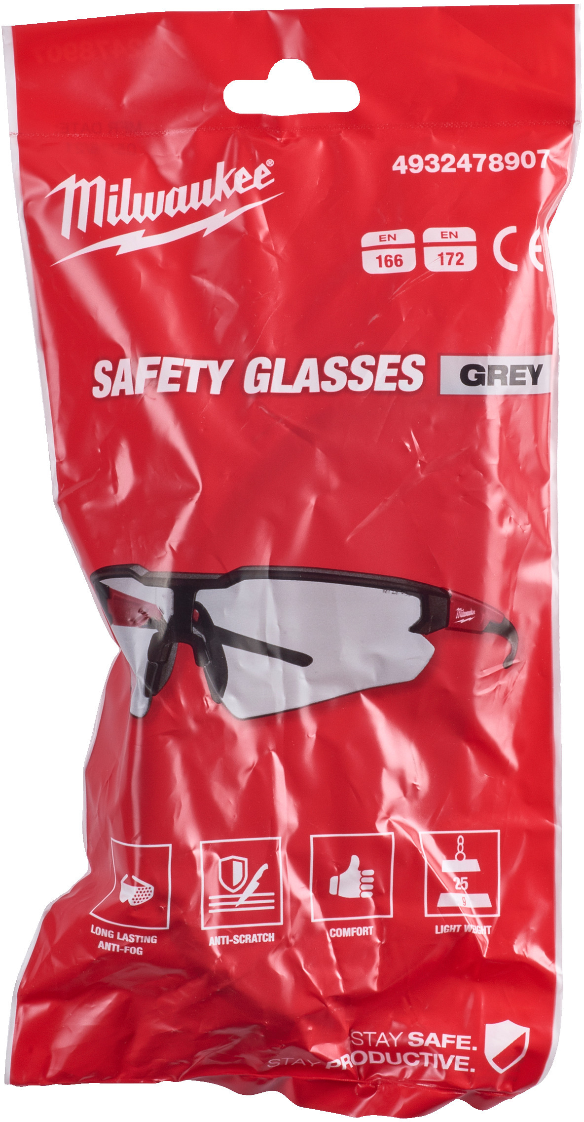 MILWAUKEE 4932478907 safety goggles grey | Klium