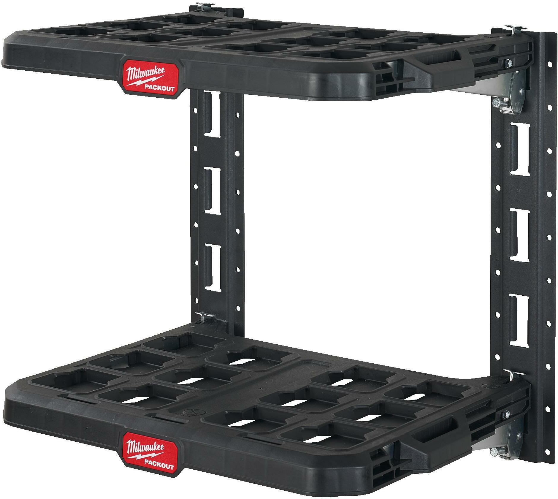 MILWAUKEE 4932472127 Packout shelving system (2 plates + rails) | Klium