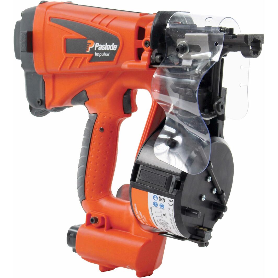 PASLODE IM45 CW cordless gas-powered asphalt coil nailer for threaded asphalt nails from 22 to ...
