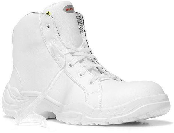 ELTEN WHITE LOOP ESD S2 safety shoe half-high (white) - 76016-43 | Klium
