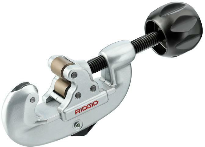 RIDGID 15 pipe and tube cutter with heavy-duty wheel (5-28 mm) - 32925 ...