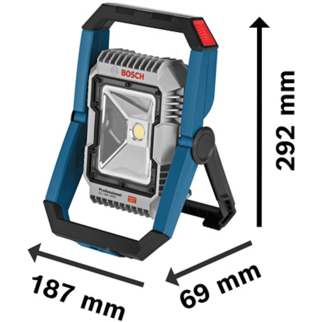 BOSCH GLI 18V-1900 cordless construction lamp 1900 lumens (without ...
