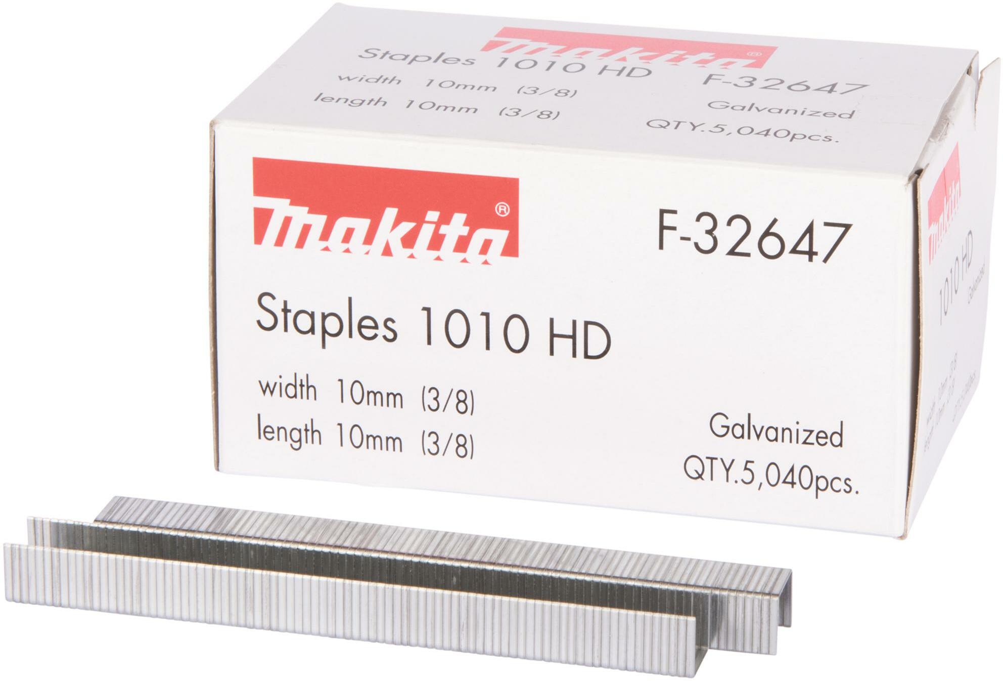 MAKITA F-32647 staples 10mm 1010HD galvanised (5040 pcs) | Klium