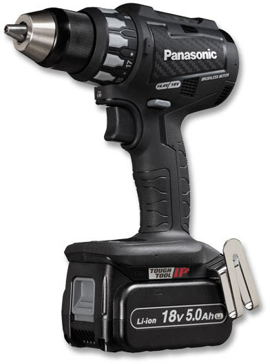 PANASONIC EY74A2LJ2G cordless drill in transport case (2x 5.0Ah battery + charger) | Klium