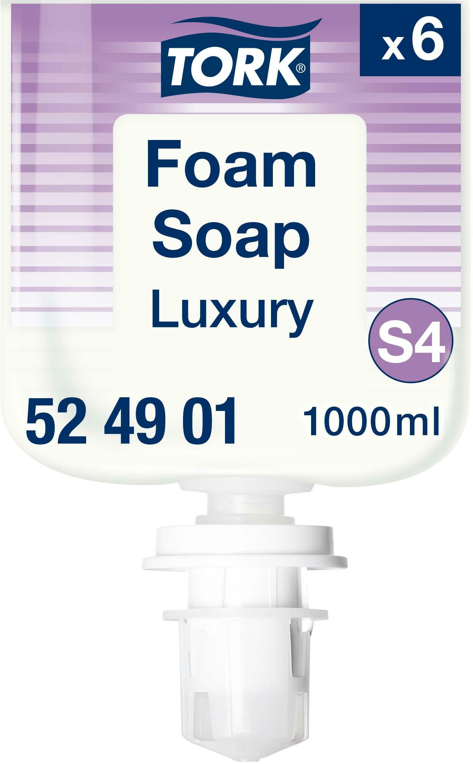 TORK 524901 savon mousse de luxe pour les mains, S4 | Klium