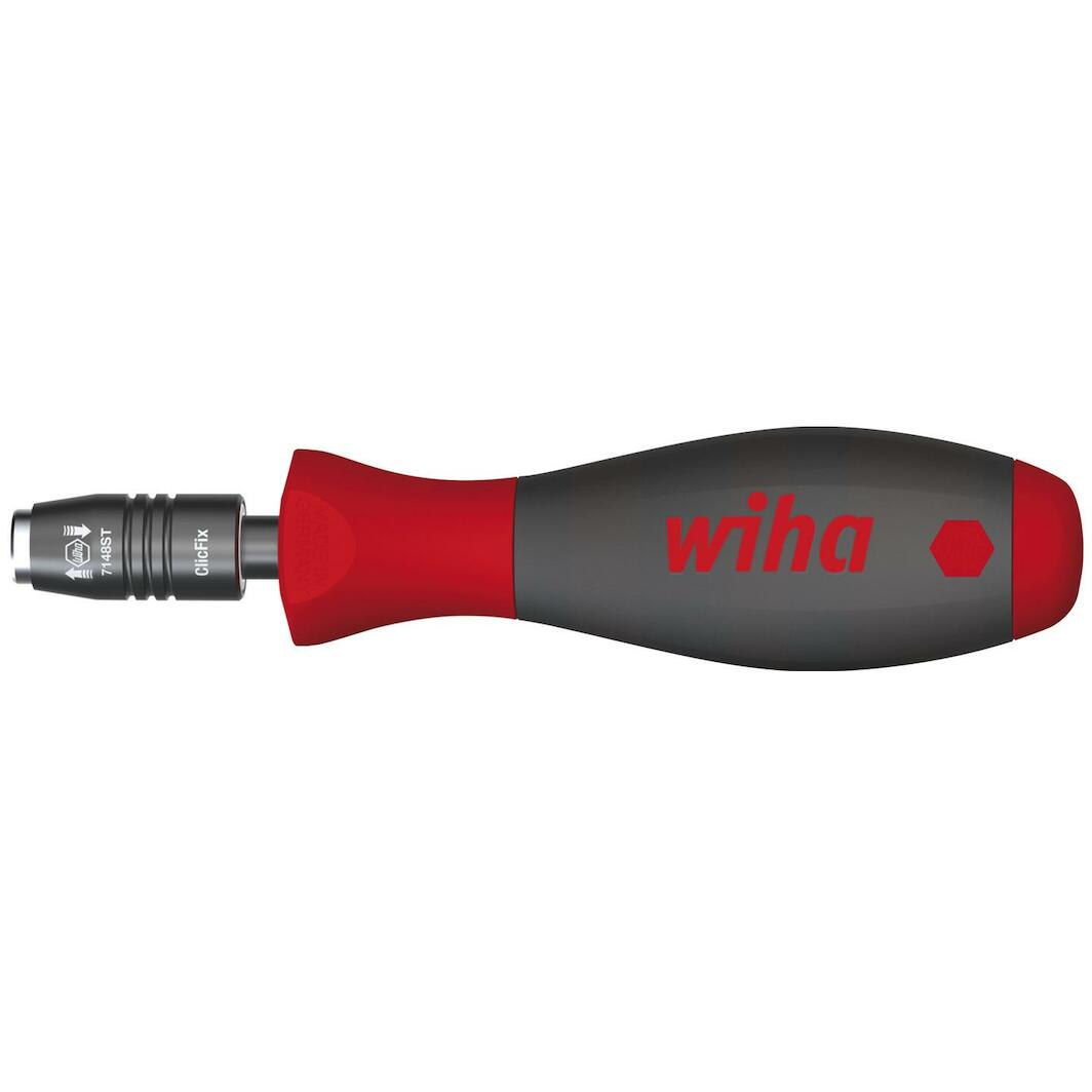 WIHA 3871403501 screwdriver with bit holder SoftFinish CentroFix mechanically lockable 1/4 ...