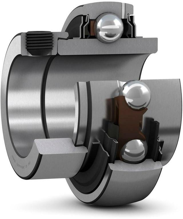 SKF YEL 212-2F Y insert bearing cylindrical with eccentric ring for ...