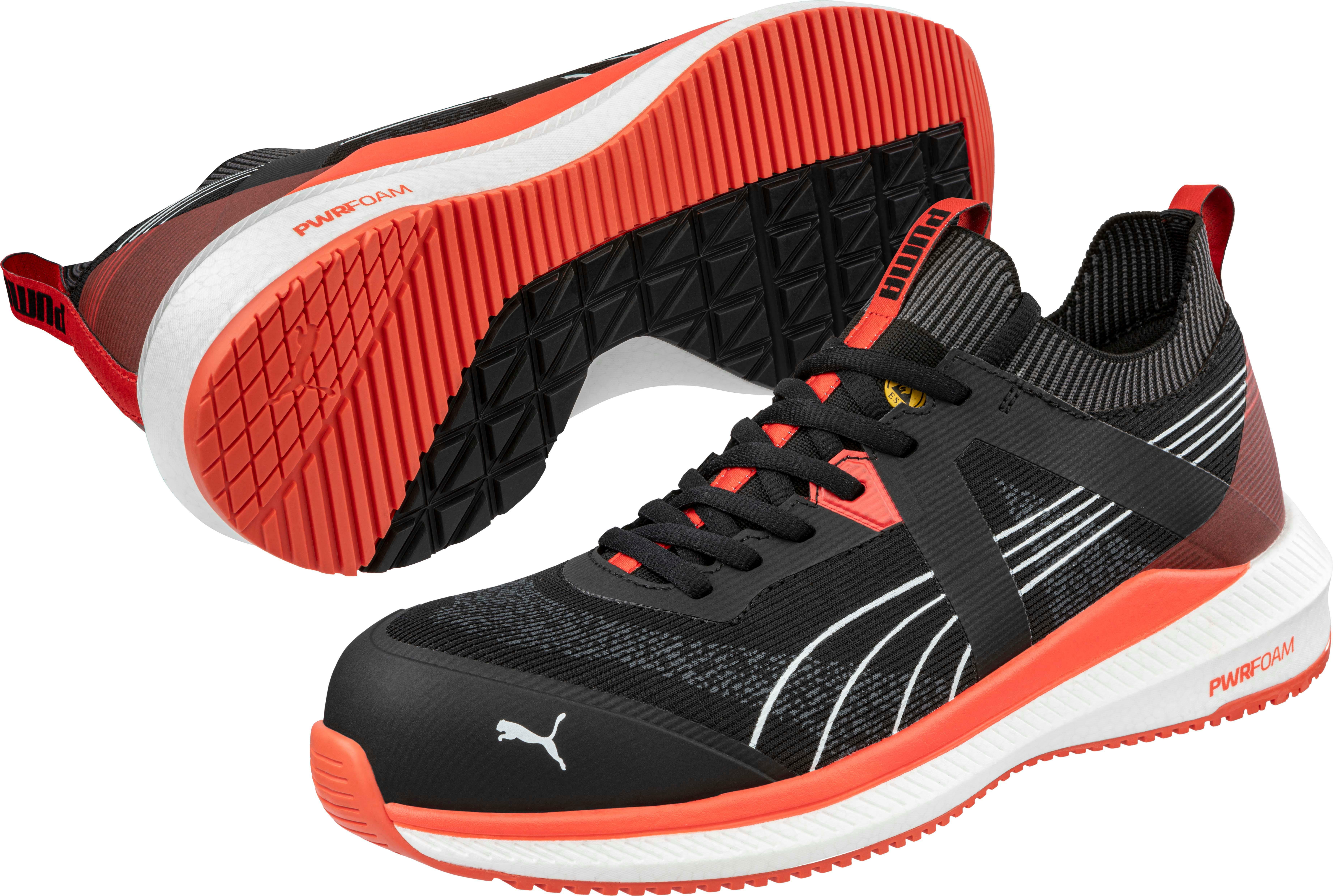 PUMA TURBO ESD S1PS safety shoe low (black/red) - 900 13261 9910-40 | Klium