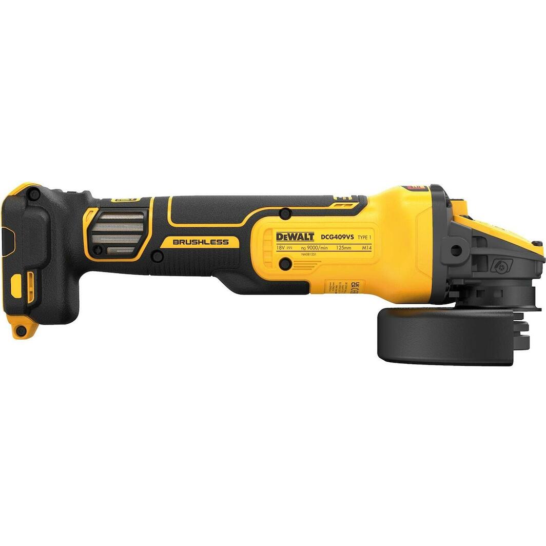 DEWALT DCG409VSNT-XJ 18V XR FLEXVOLT Advantage variable-speed angle ...