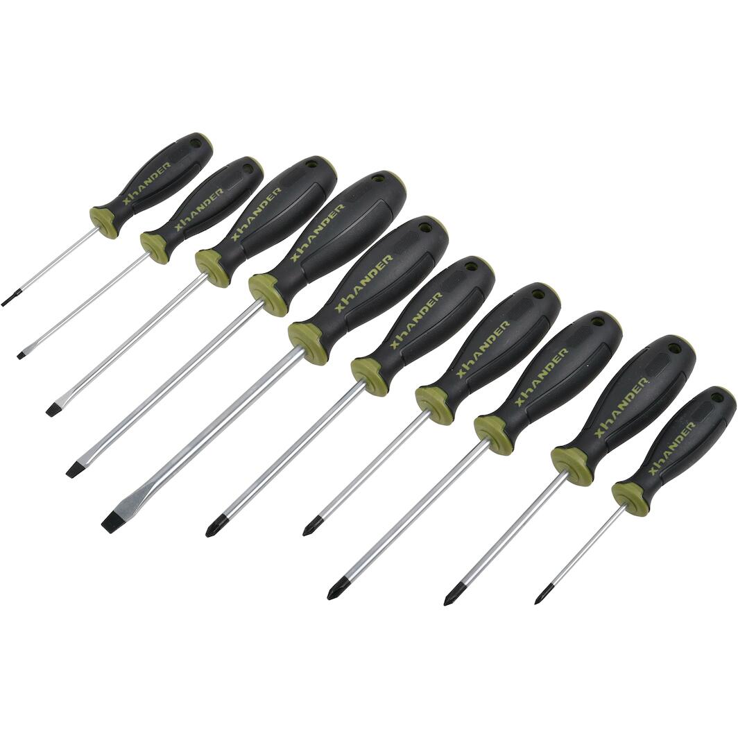 XHANDER 69145957 screwdriver set mixed, 10-piece | Klium