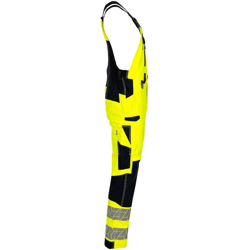 SYNQ BREAQOUT 813W bib & brace trousers, stretch zones, high-vis class ...