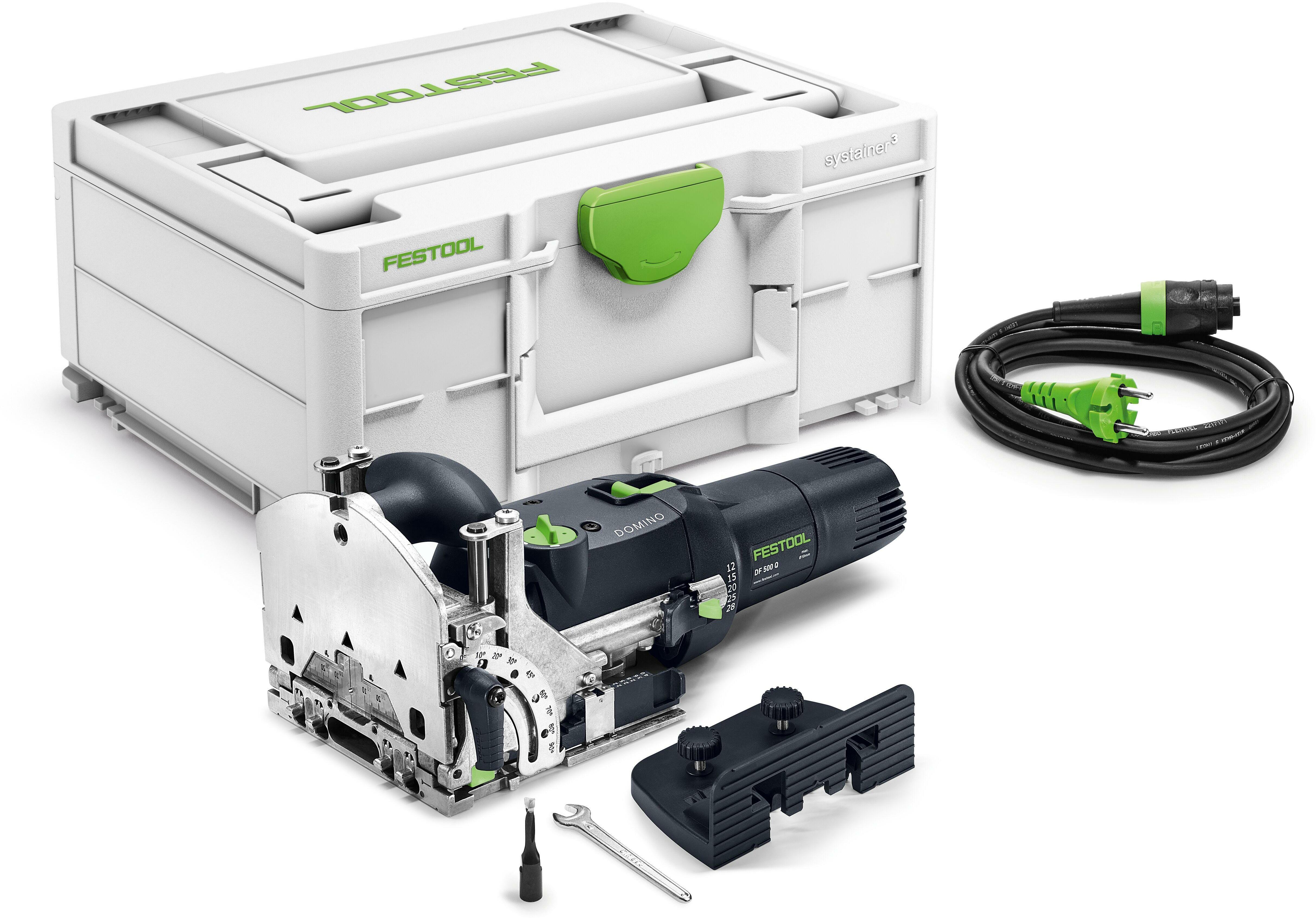 FESTOOL DF 500 RQ-Plus DOMINO dowel cutter 420W in SYS3 M 187 - 578462 ...