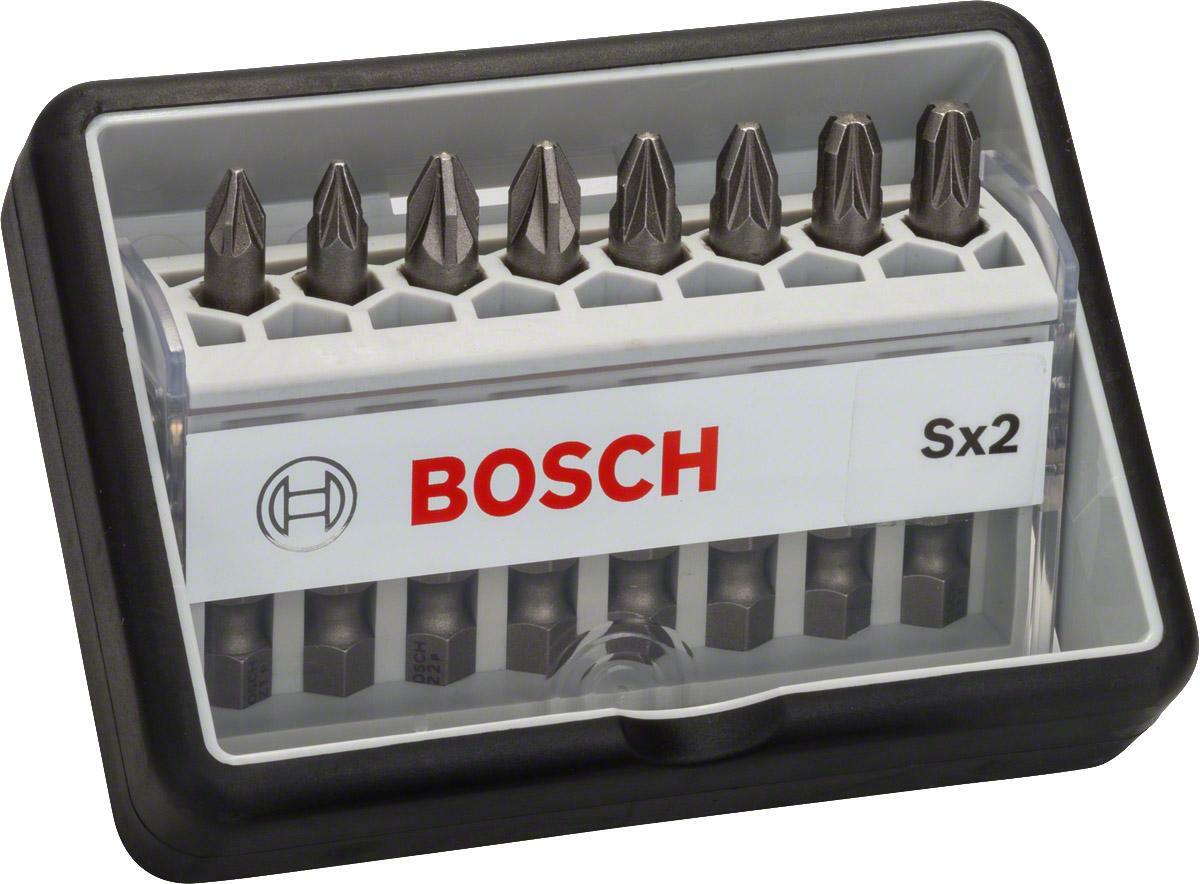 BOSCH 2607002557 screwdriver bit set Extra Hard RobustLine Maxgrip SX2 ...