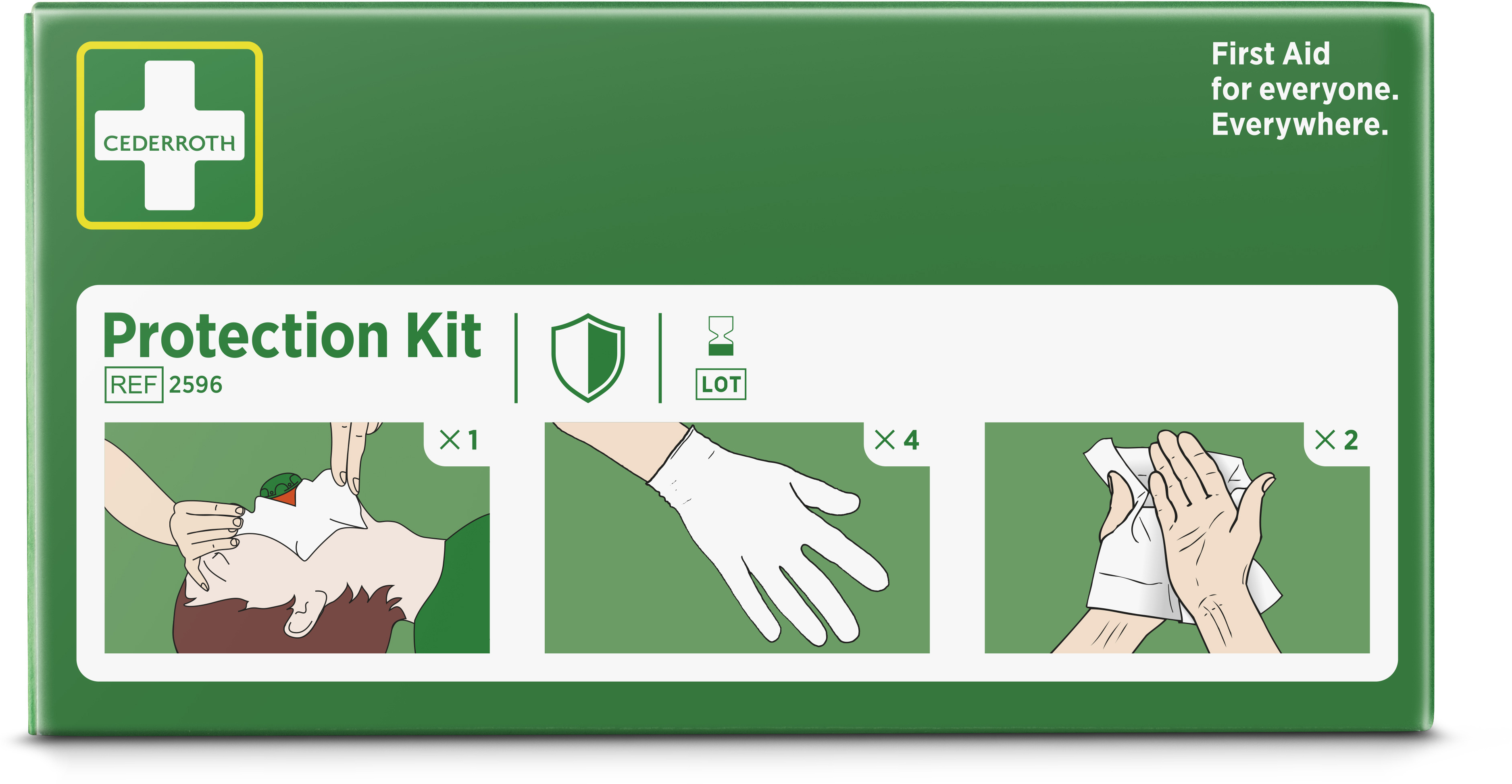 CEDERROTH 2596 protection package ventilation mask | Klium