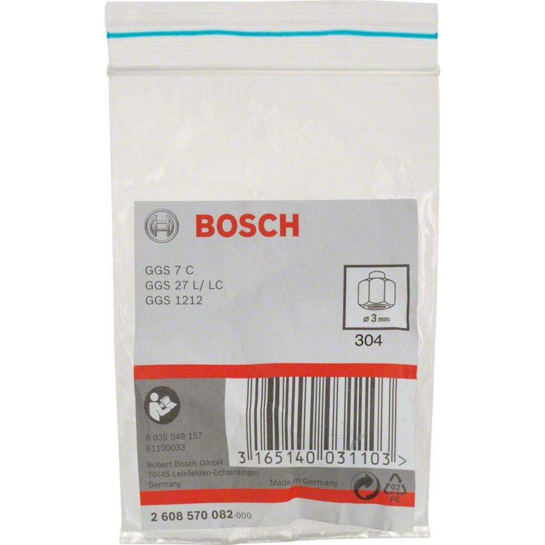 BOSCH 2608570082 collet with collet nut 3 mm | Klium