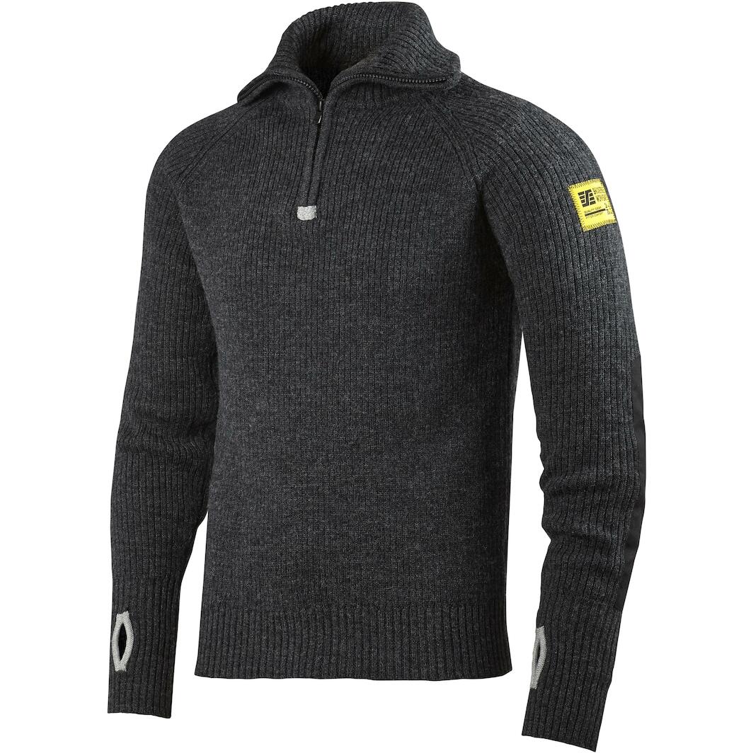 SNICKERS 2905 wool half zip jumper anthracite grey - 29059800003 | Klium