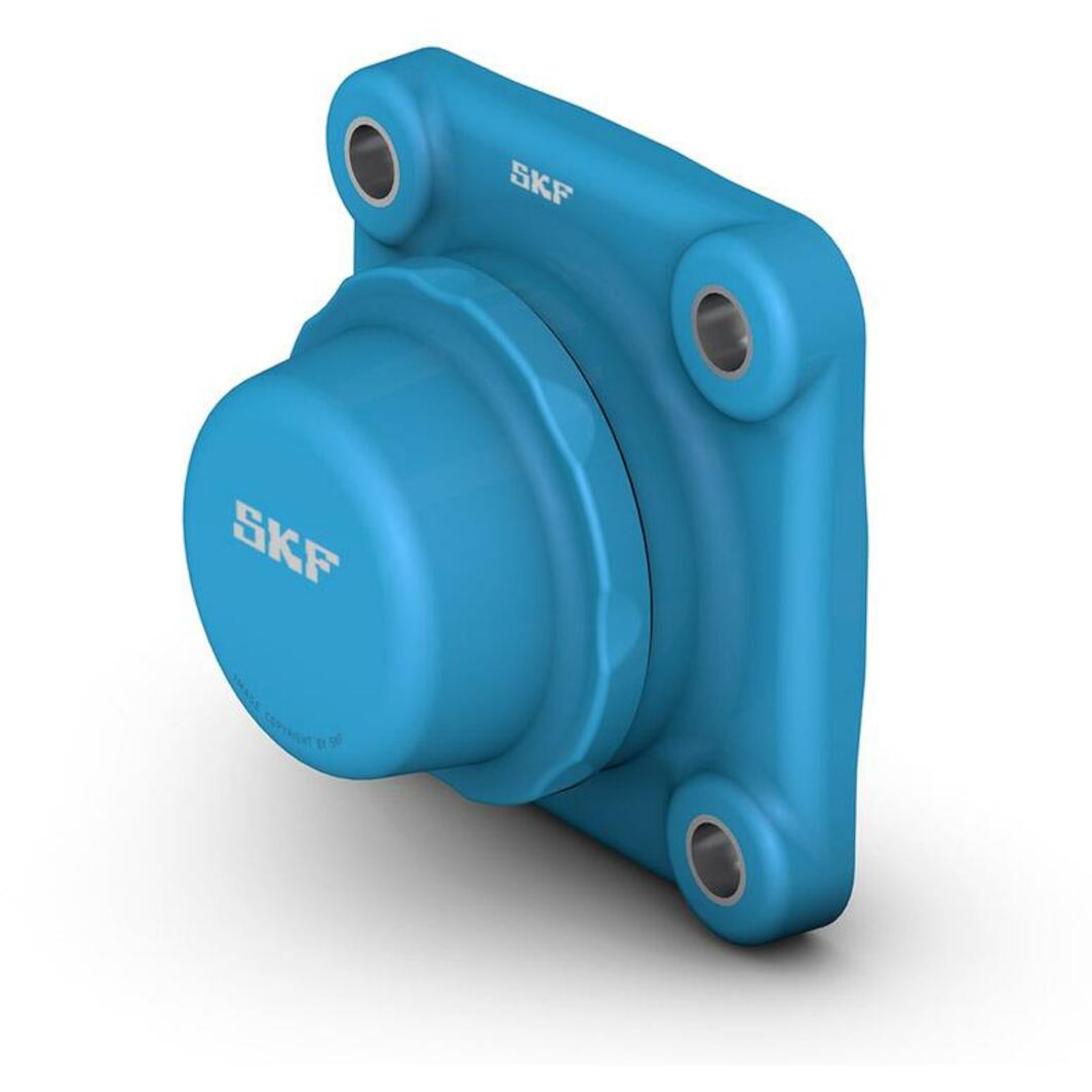 SKF F4BC 20M-CPSS-DFH Y ball bearing unit with flange square, d 20 mm ...