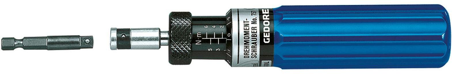GEDORE QS 6 FH BLUE torque screwdriver S 1/4" 1.2-6 Nm - 7718130 | Klium