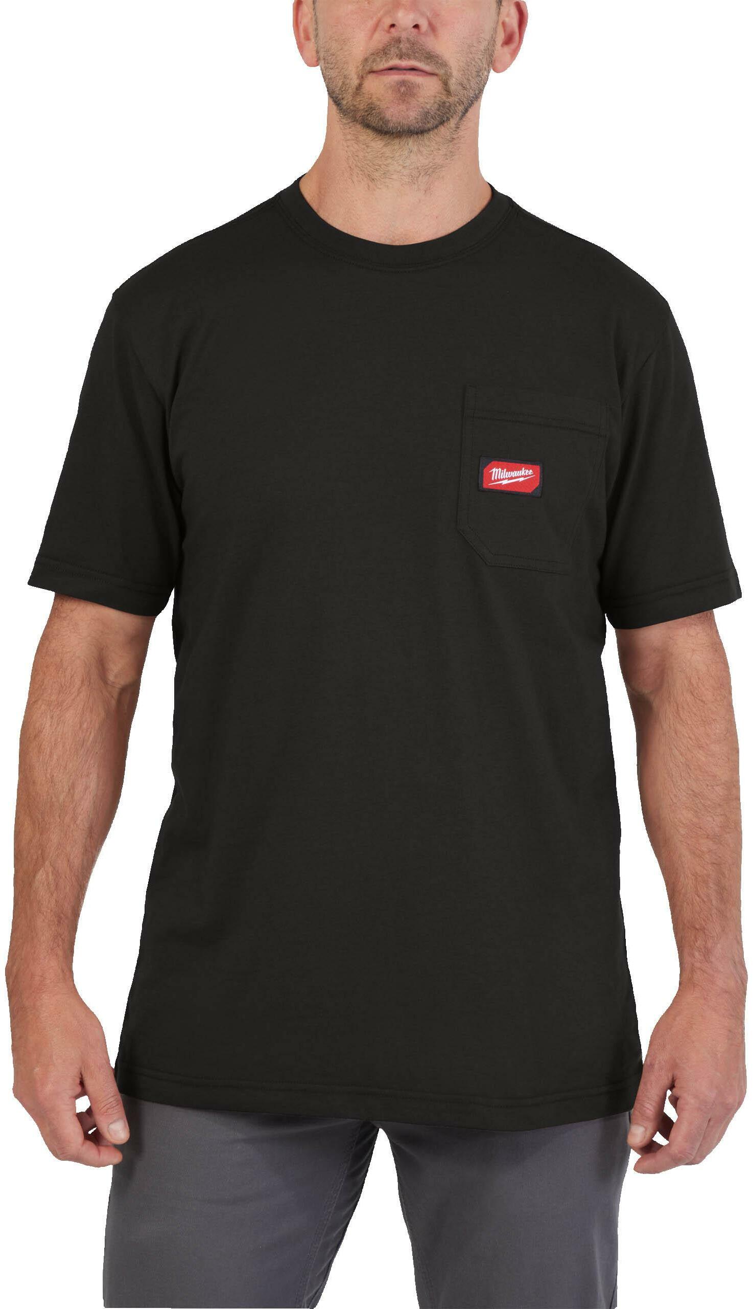 MILWAUKEE WT SS BL work T-shirt black - 4932493005 | Klium