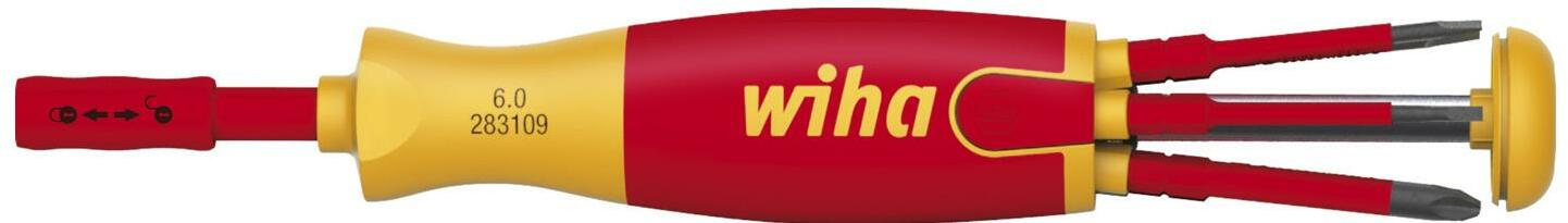 WIHA SB283109021 screwdriver with bit magazine LiftUp electric 6 slimBits in blister - 38613 | Klium