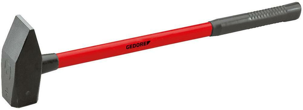 GEDORE 9 F-6 sledgehammer with fibreglass handle 6 kg, 800 mm - 8614560 ...