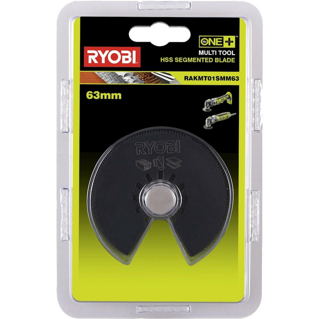 RYOBI RAKMT01SMM63 bi-metal segment saw blade for wood and metal 63 mm ...