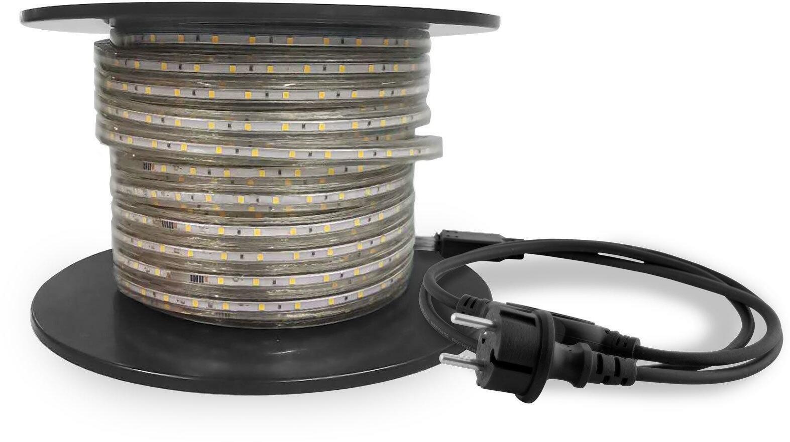 LUMX LM 23046 LS-45 LED strip roll 45 m with plug 200 lumens - 60 LEDs per metre IP65 | Klium