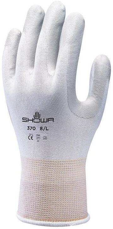 SHOWA 370 white gloves - 370 8/L WHITE | Klium