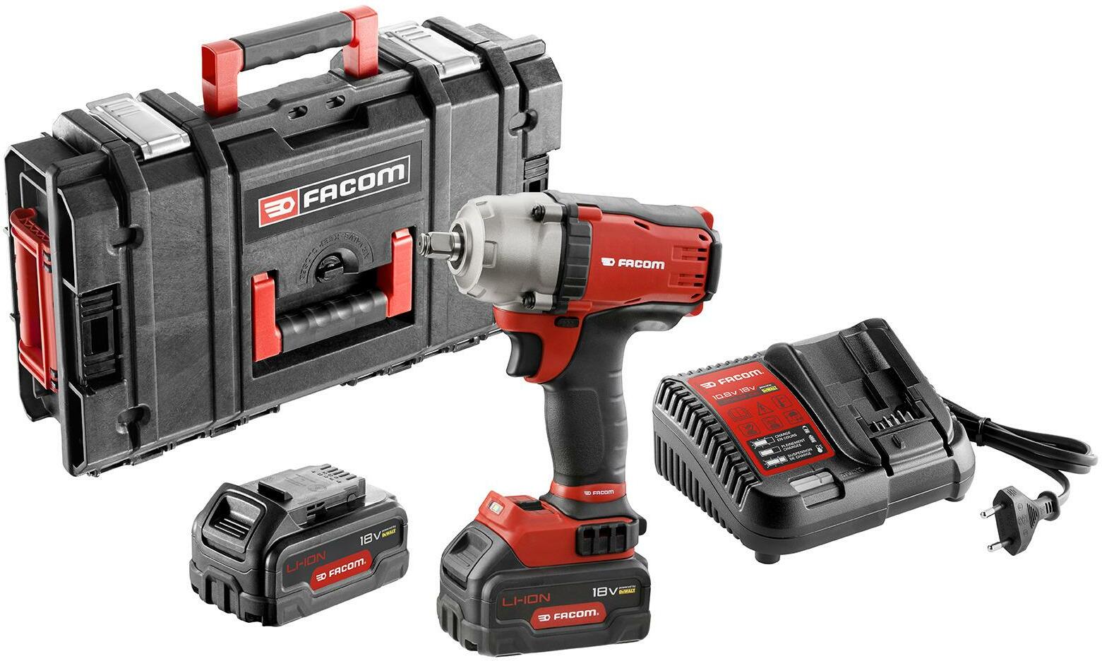 FACOM FCF894P2-QW 18V cordless impact spanner 813Nm outer square 1/2 ...