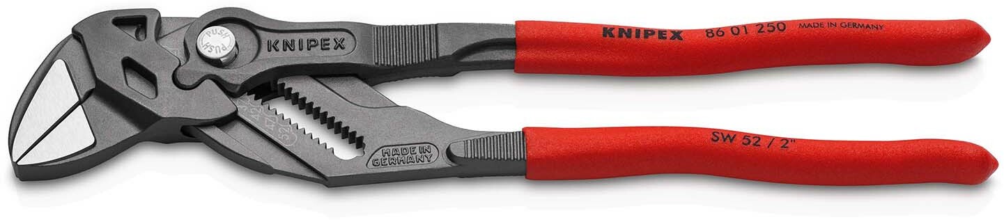 KNIPEX 86 01 250 spanner pliers with non-slip plastic coating grey ...