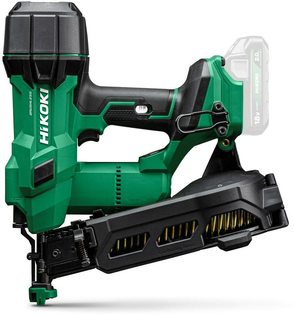 HIKOKI NV1845DAW6Z 18V cordless drum nail gun 25-45mm in HSC IV case ...