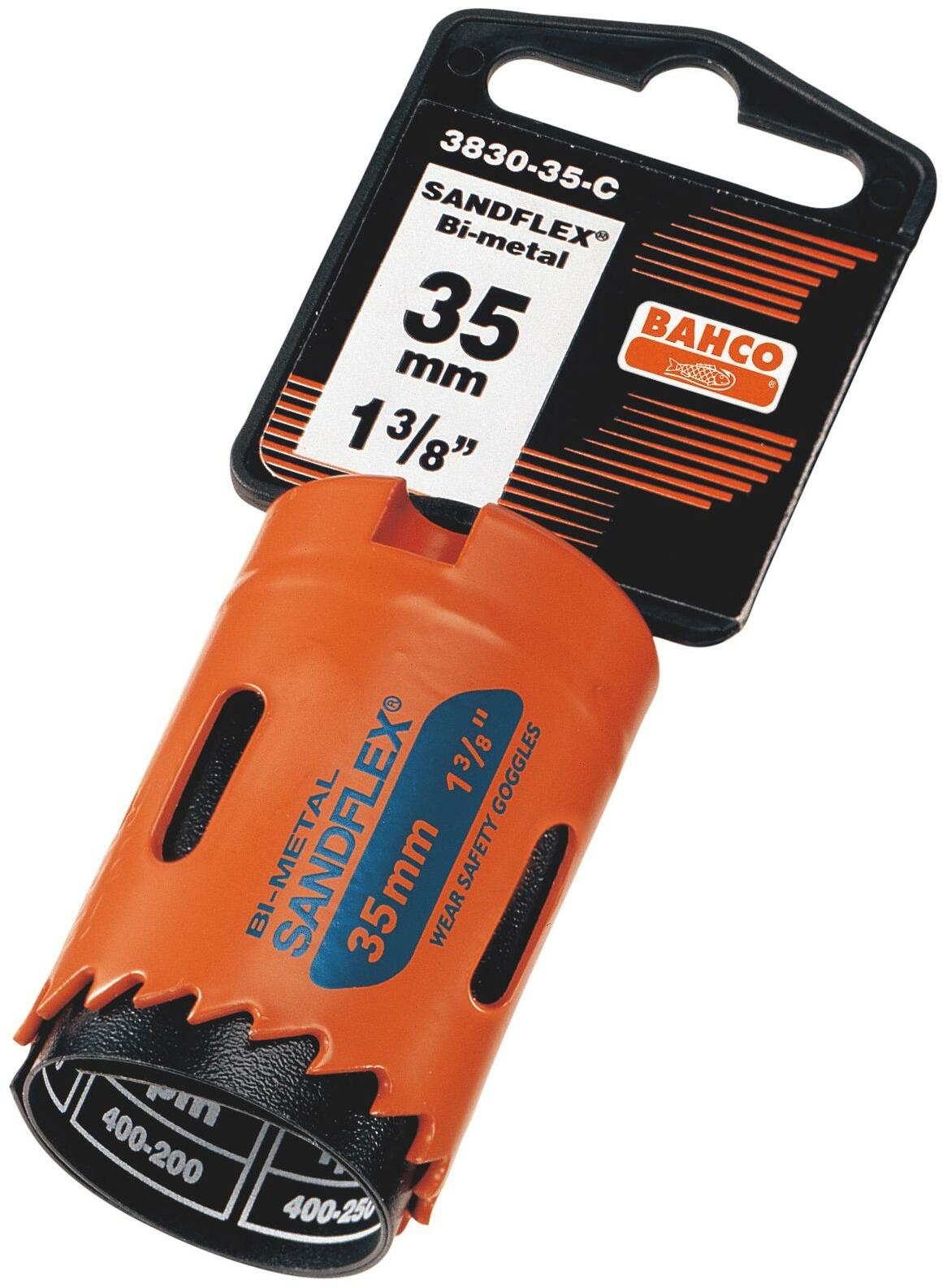 BAHCO 3830-140-C holesaw Sandflex bi-metal for metal, wood and plastic ...