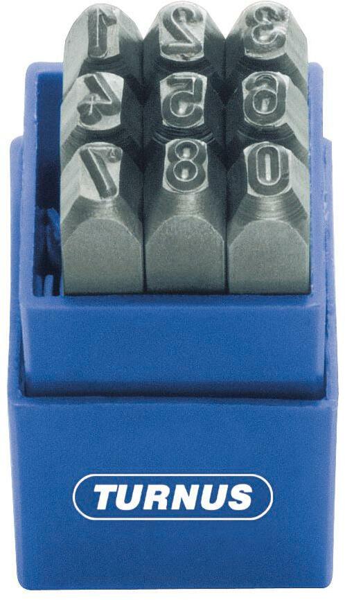 TURNUS 328-104 strike number set standard 30 mm 9-piece | Klium