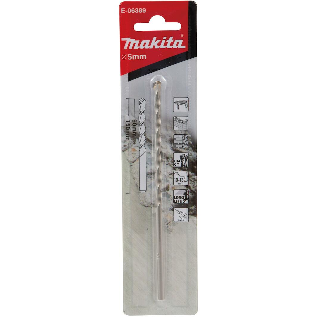 MAKITA E-06389 TCT stone drill bit 5 x 150 mm, masonry | Klium