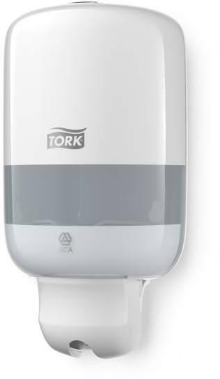 TORK 561000 mini liquid soap dispenser plastic white S2 | Klium
