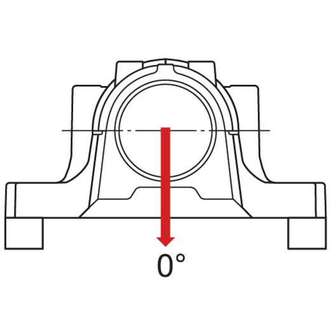 SKF SNL 522-619 standing bearing housing cast iron two-piece 200 mm | Klium