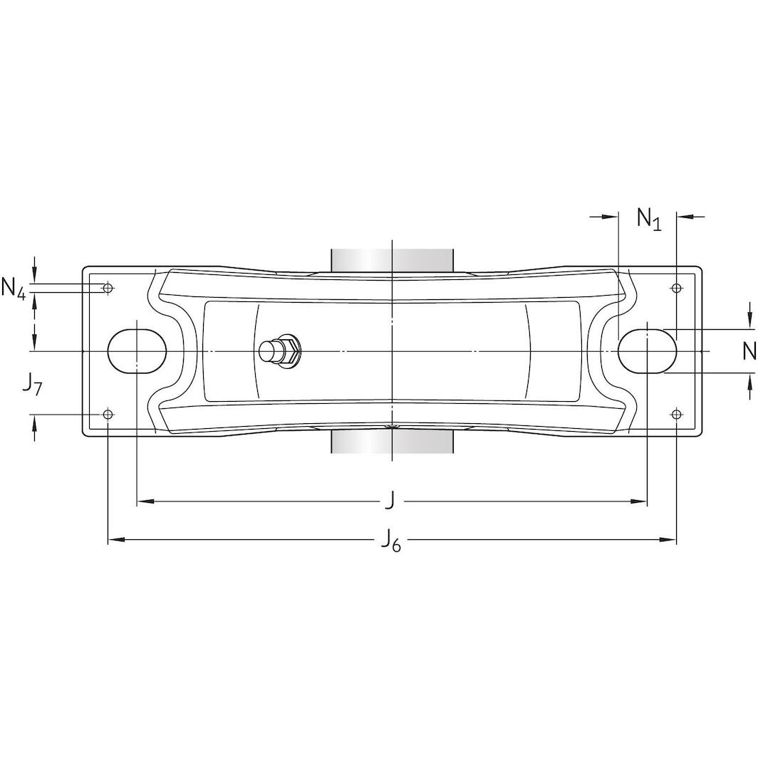 SKF SYNT 75 LTS standing roller bearing unit with two bolts 75 mm | Klium