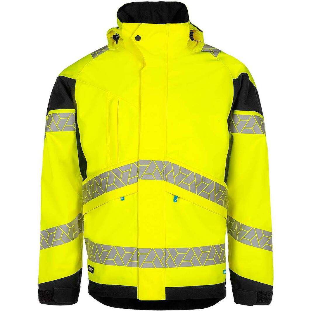 SYNQ JACKLIGHT 705W high-vis mackintosh (fluorescent yellow/black ...