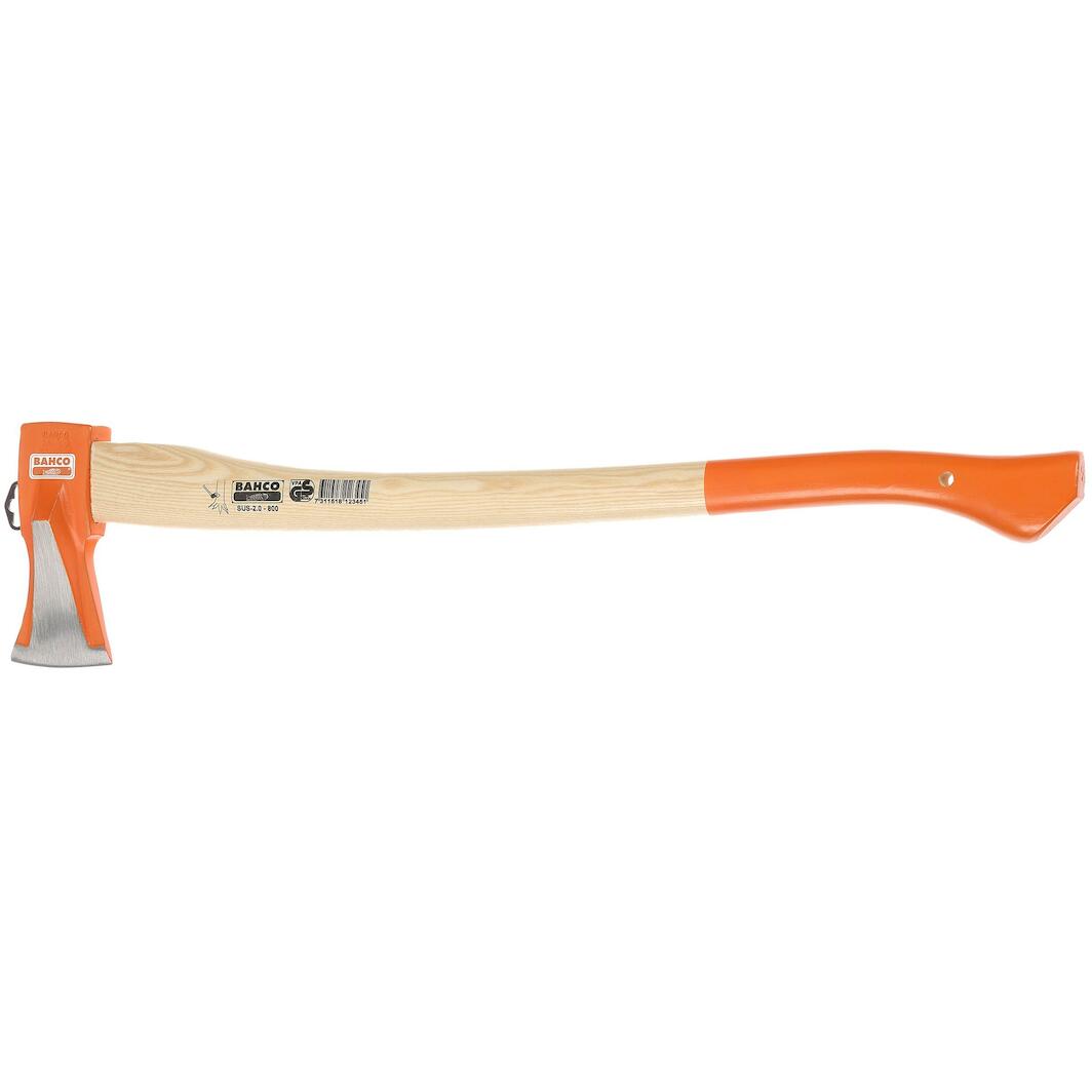 BAHCO SUS-2.0-800 Splitting axe with bent ash handle 800 mm 2.4 kg | Klium