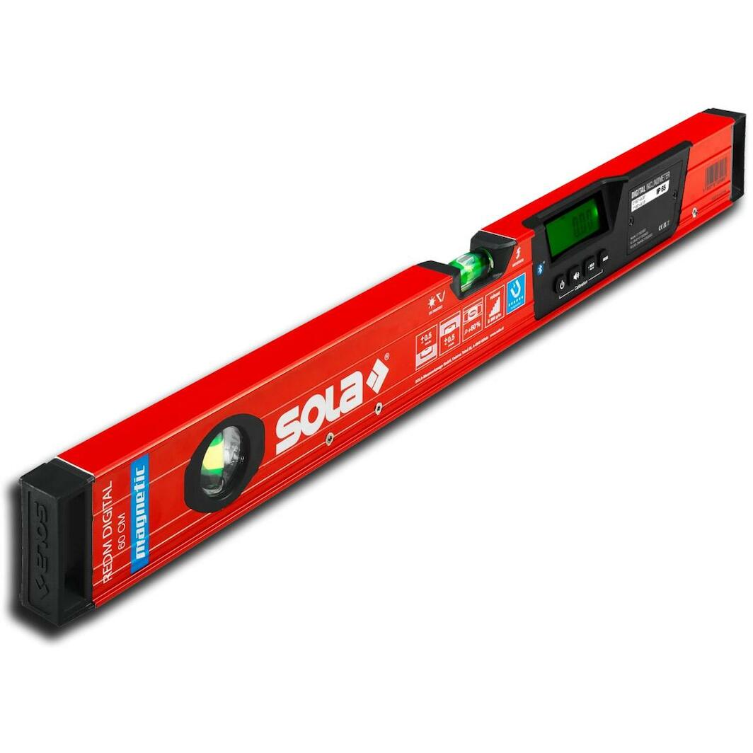 SOLA REDM60 digital spirit level aluminium red 60 cm - 4201122113 | Klium