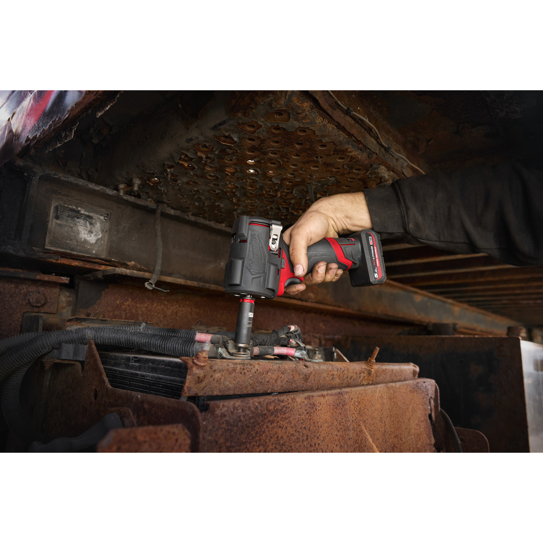 MILWAUKEE M12 FCIWF38G3-0 compact cordless impact spanner 3/8" with ...