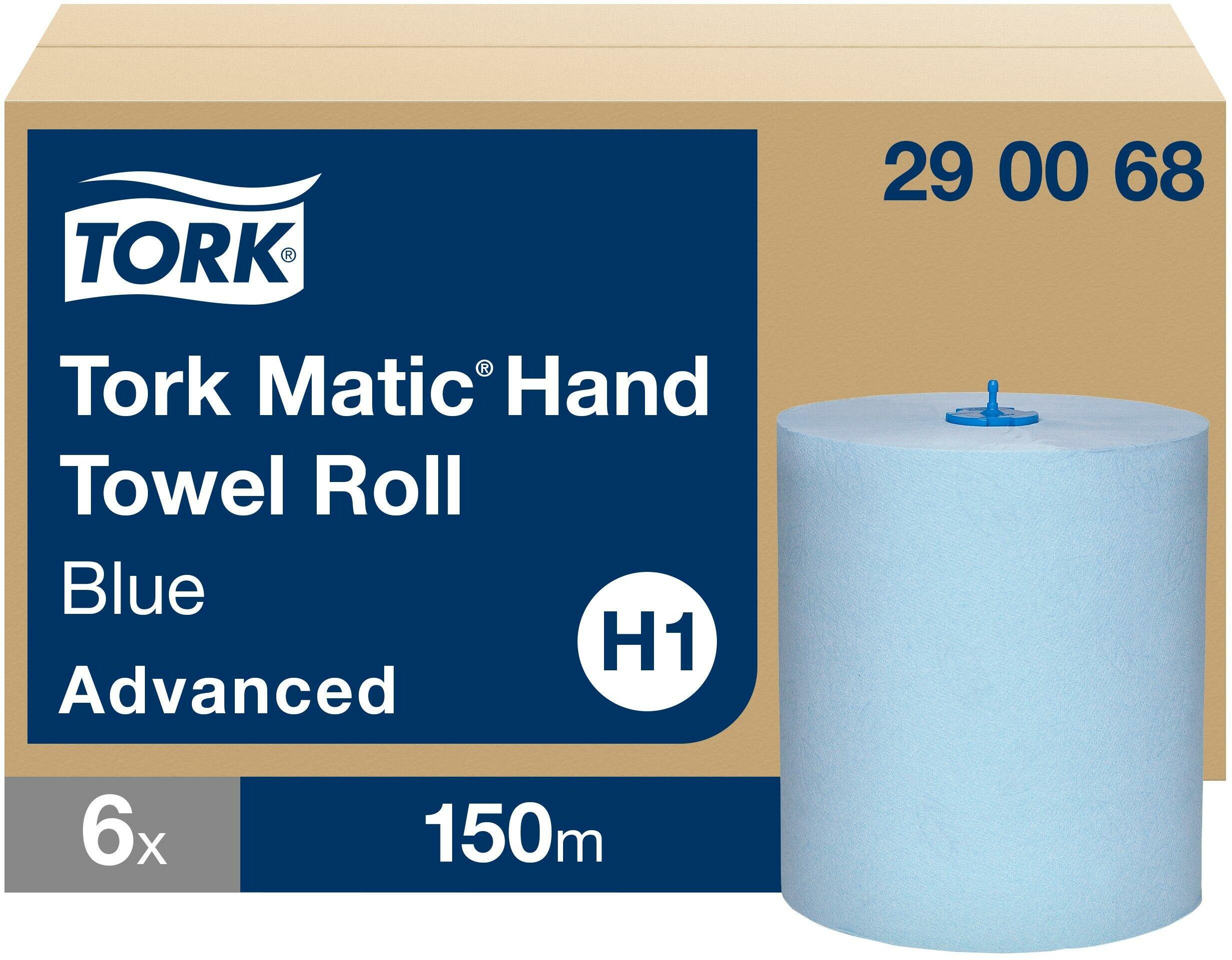 TORK 290068 matic towel roll 2-ply blue h1 advanced | Klium